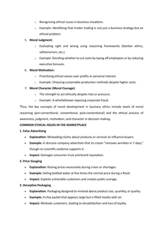 BUSINESS ETHICS – UNIT II: Ethical Theories and Moral Reasoning | PDF