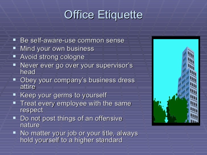 Business etiquette