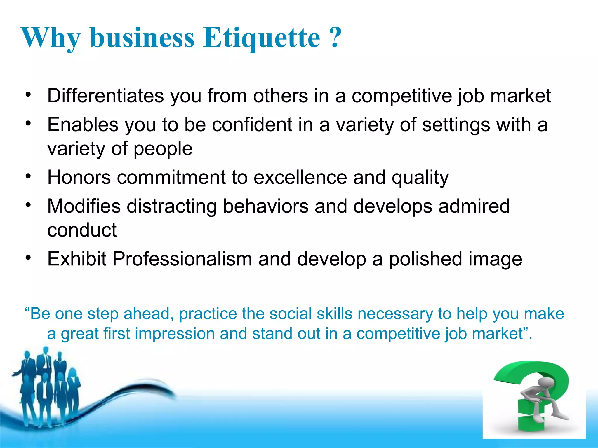 Business etiquette | PPT