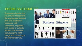 Business Etiquette | PPTX