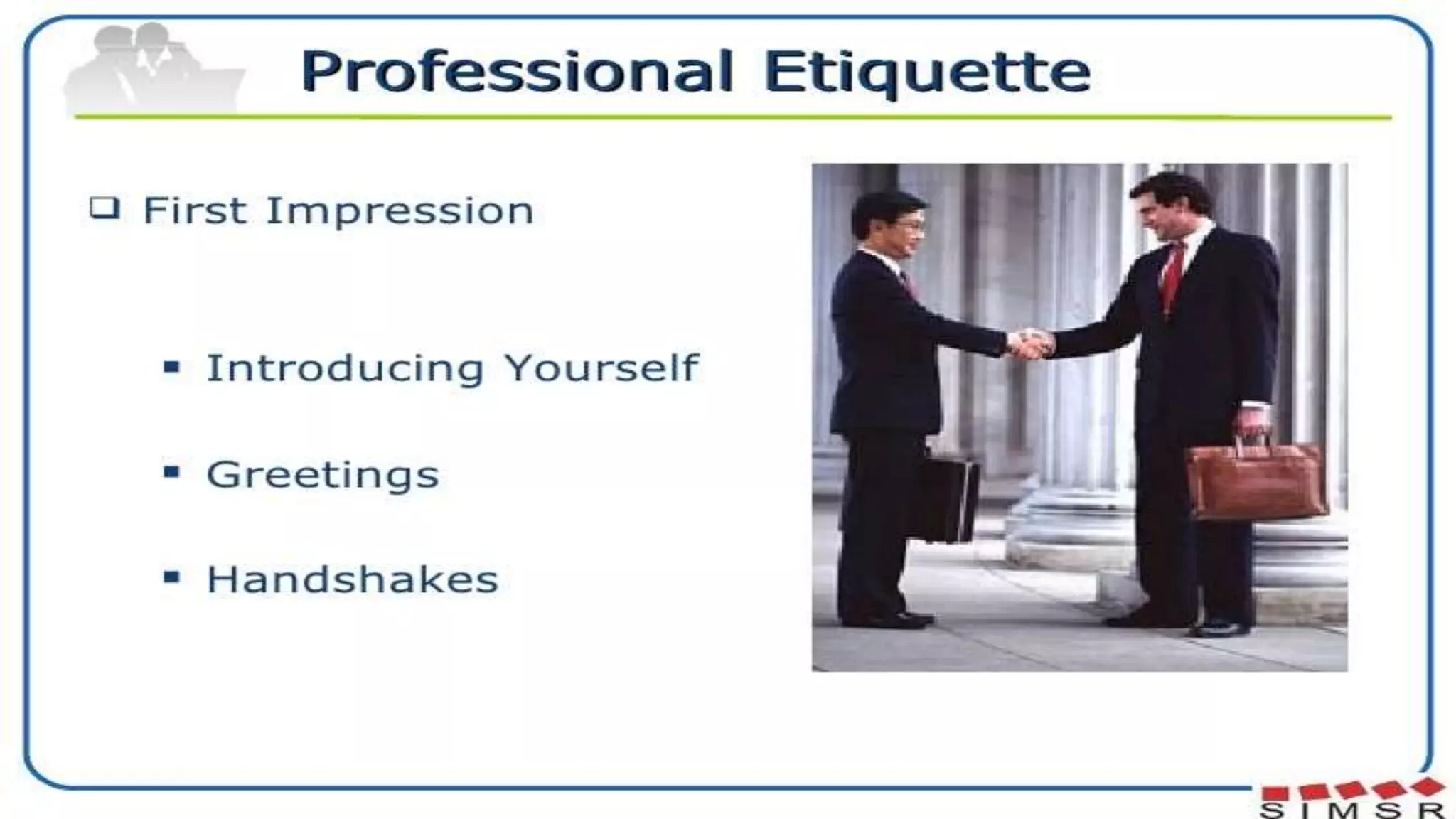 Business etiquette -basics of communication | PPTX