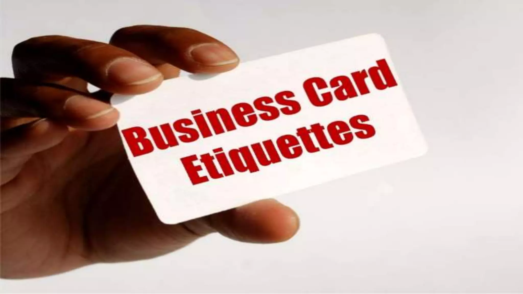 Business etiquette -basics of communication | PPT