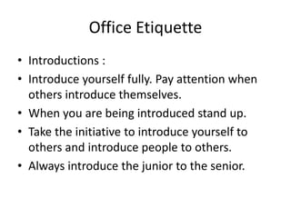 Business etiquette.ppt