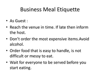 Business etiquette.ppt