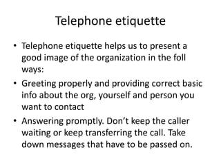 Business etiquette.ppt