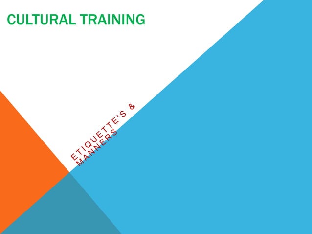 Workplace Etiquette and Manners | PPTX