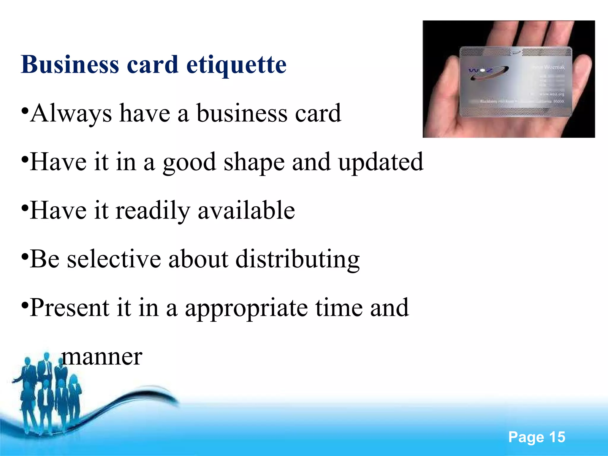 Corporate Etiquette | PPT