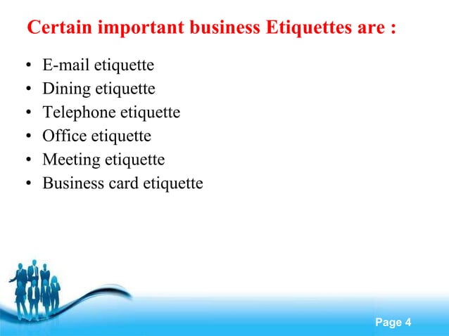 Corporate Etiquette | PPT | Career Advice | Careers