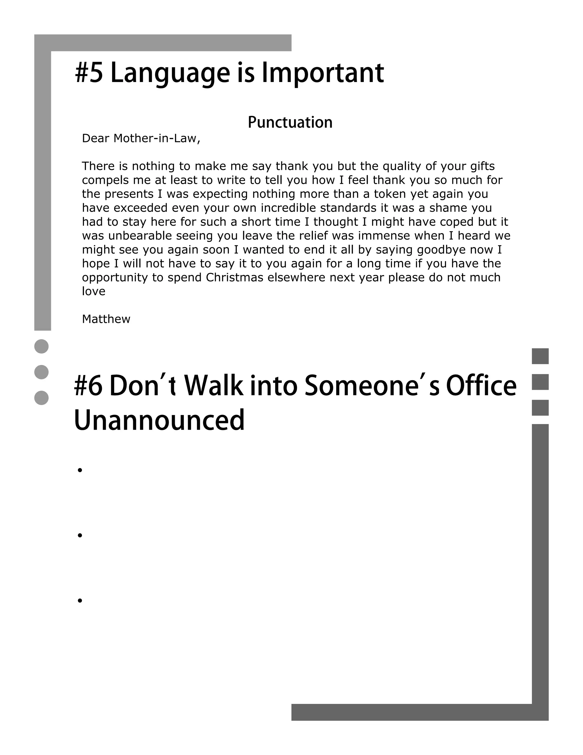 Business etiquette handout | PDF