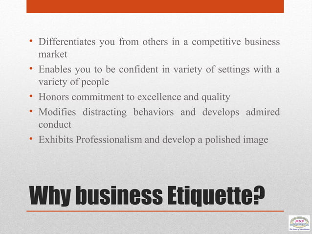 Business Communication & Etiquette | PPS