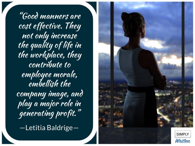 Business Etiquette Quotes to Inspire