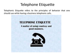 Core Business etiquettes | PPTX