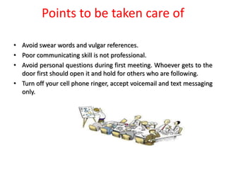 Core Business etiquettes | PPTX