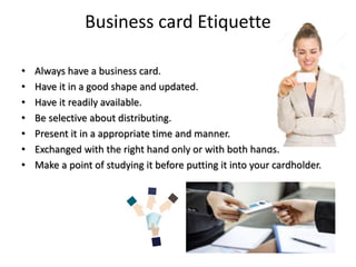 Core Business etiquettes | PPTX
