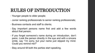 Business Etiquettes in a company to perform.pptx