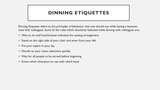 Mastering Business Etiquettes: The Key to Professional Success | PPTX ...