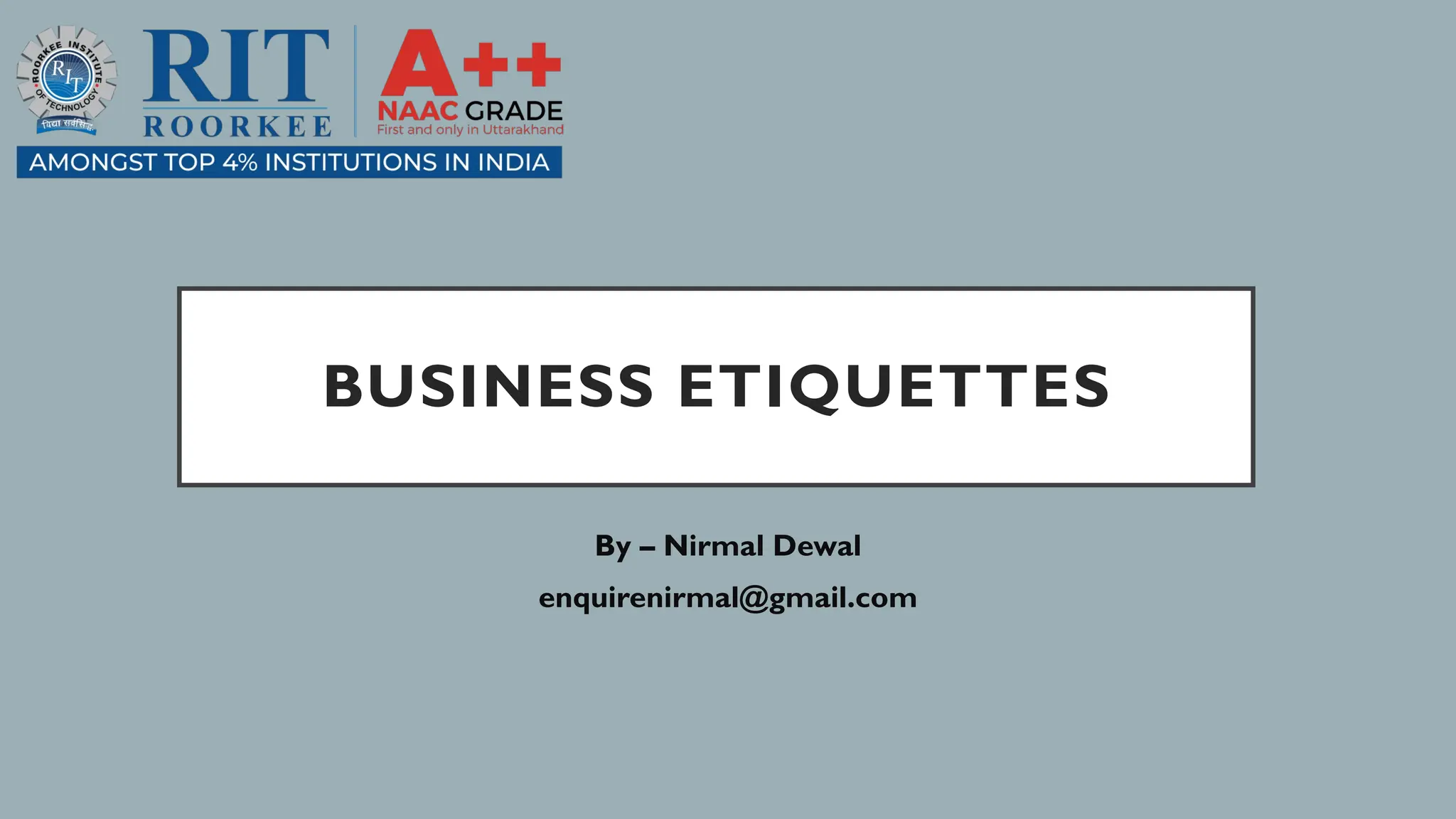 Business etiquettes, types of etiquettes | PPTX