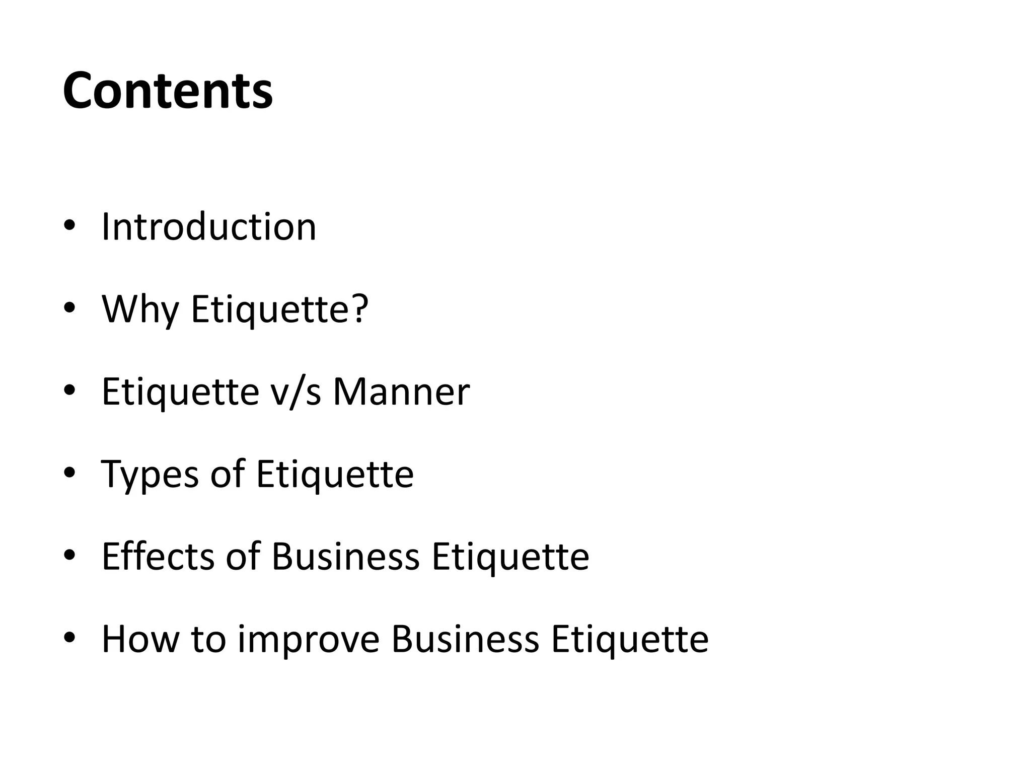 Business etiquettes (1) | PPT