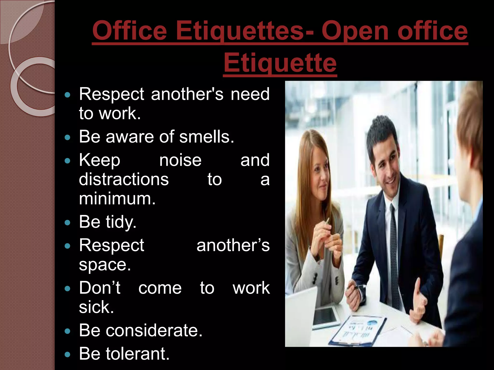 Business etiquettes | PPTX