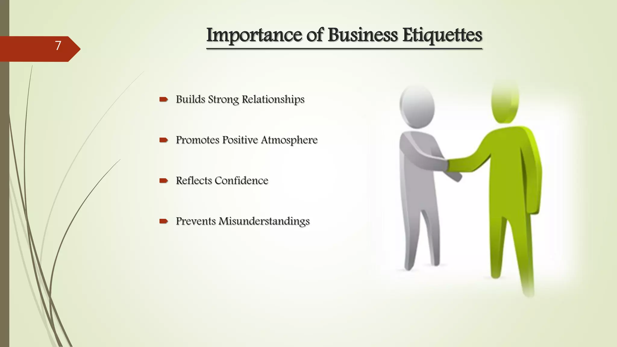 Business etiquettes(ppt) | PPTX