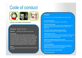 Business Events Brochure | PPT