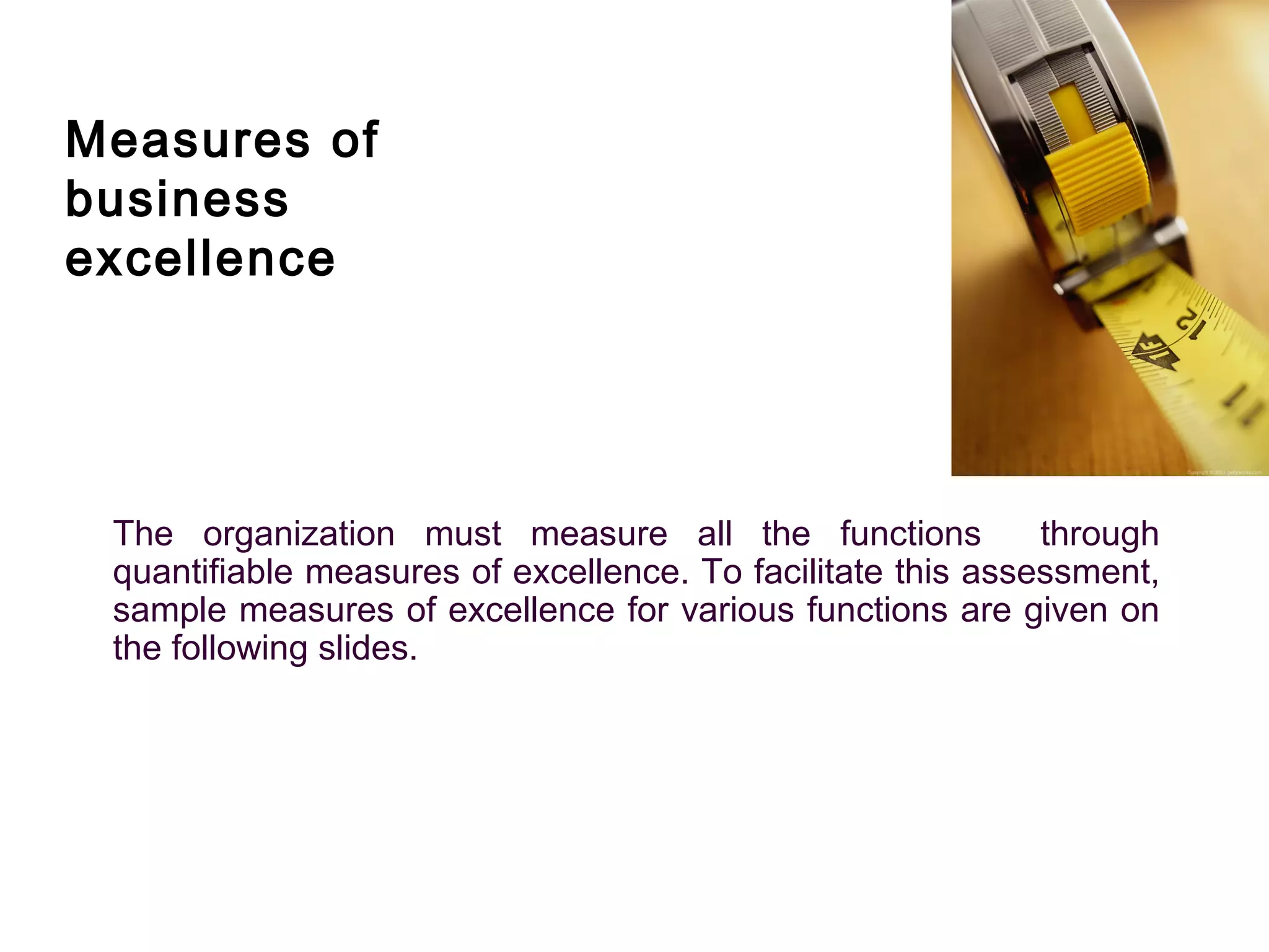 Business excellence | PPT