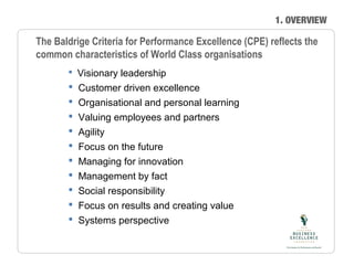 Baldrige Model | PPT