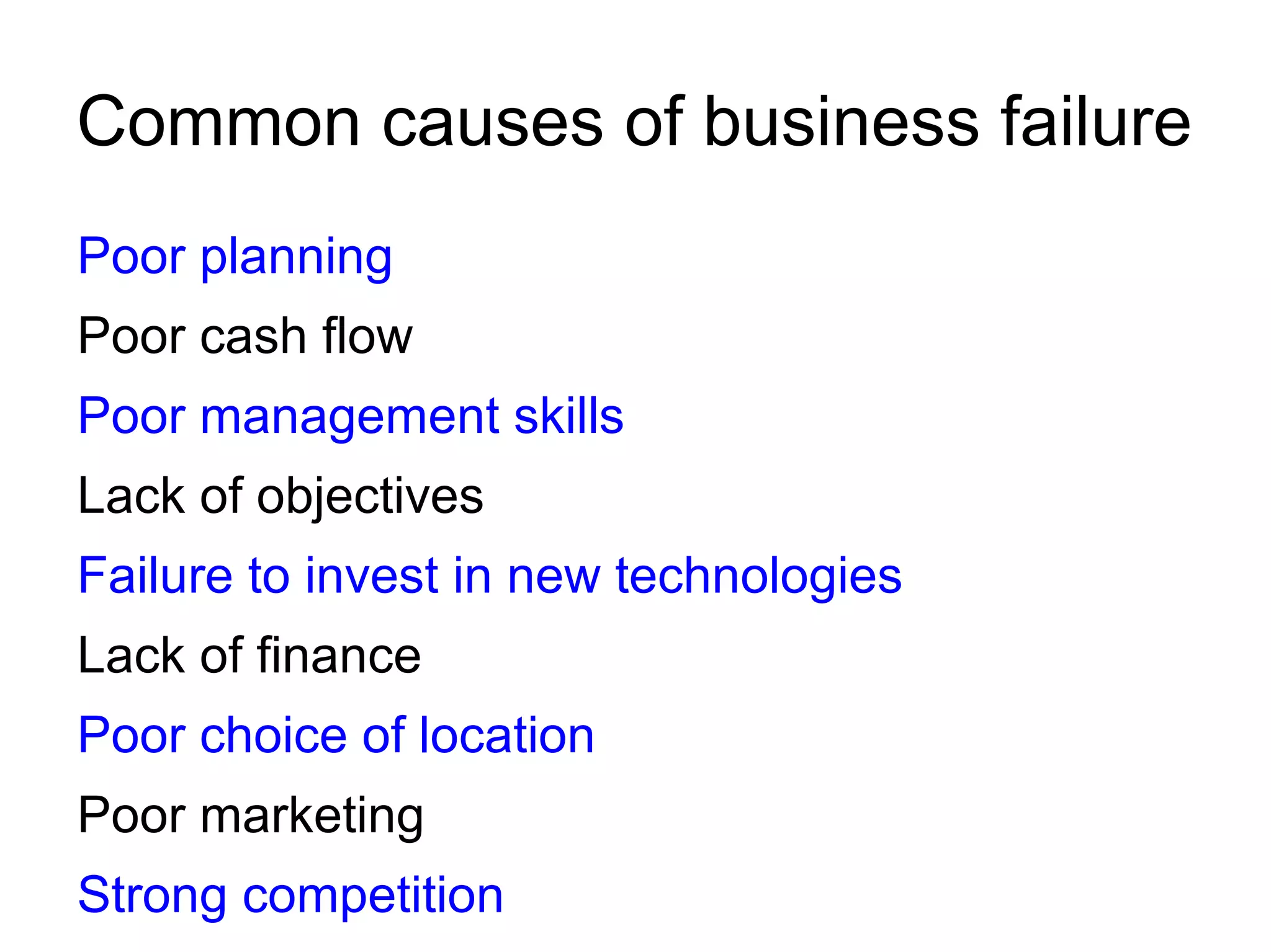 Business failure | PPT