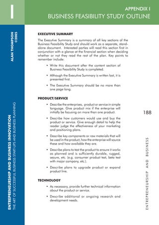 Business feasibility study_outline | PDF
