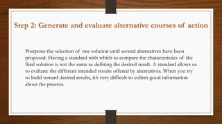 Decision Making In Business | PPTX