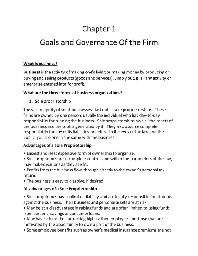 Introduction to business finance by Ayesha Noor | PDF