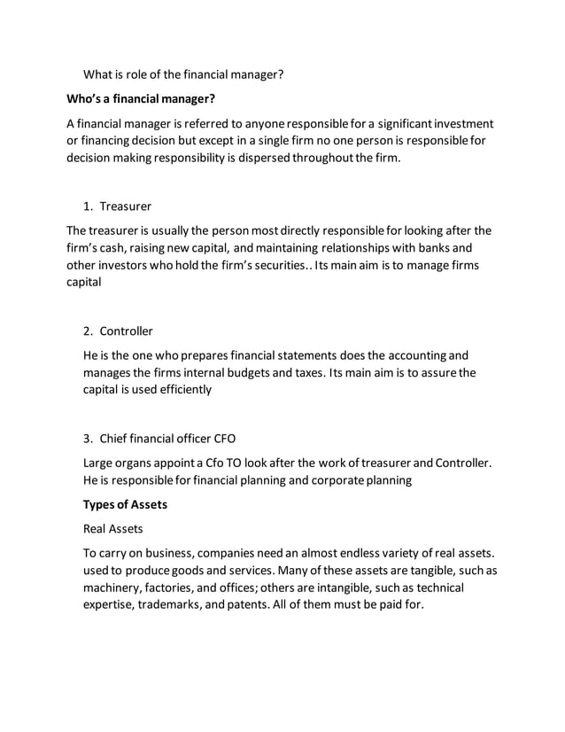 Introduction to business finance by Ayesha Noor | PDF