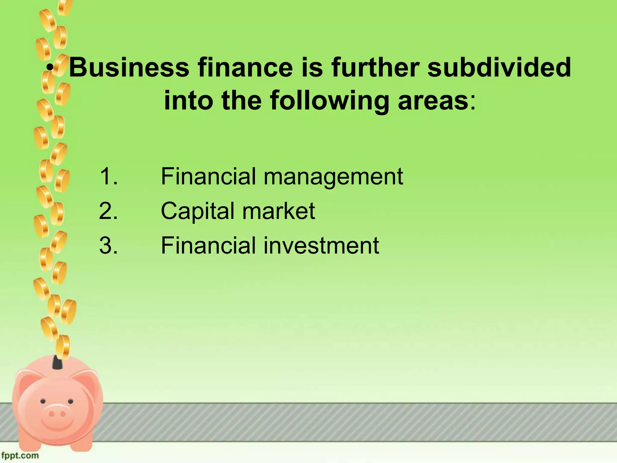 Business finance introduction | PPTX