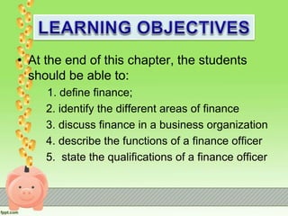 Business finance introduction | PPTX