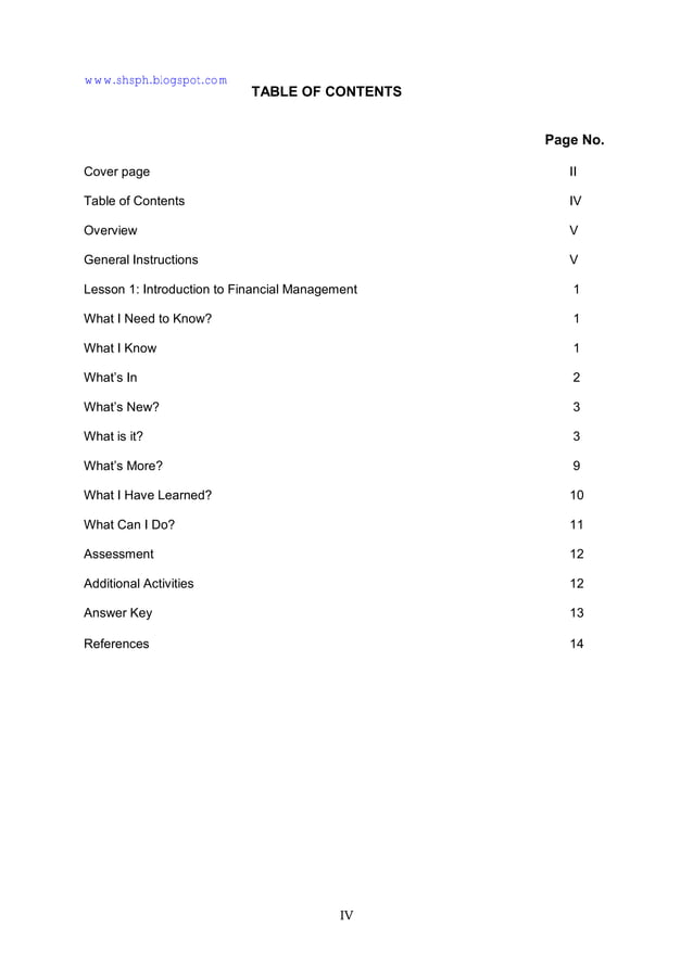 Business Finance Module 1.pdf | Business Accounting & Finance | Business
