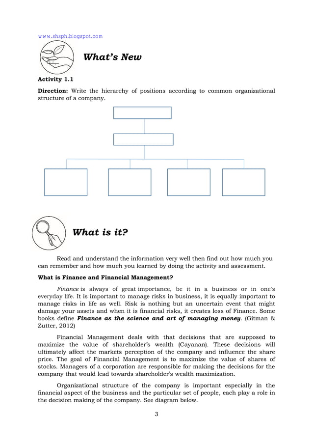 Business Finance Module 1.pdf | Business Accounting & Finance | Business