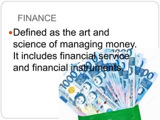 Business finance orientation and intro | PPTX