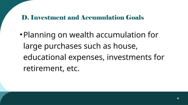 SIX KEY AREAS OF PERSONAL FINANCAL PLANNING.pptx
