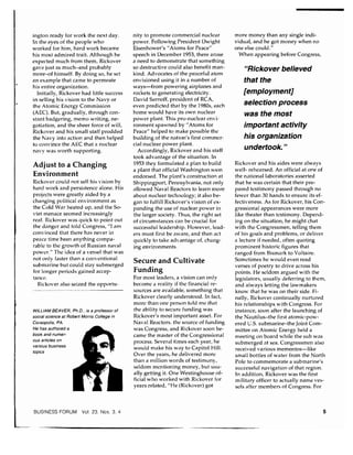 Admiral Rickover: Lessons for Business Leaders | PDF | Business ...