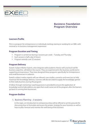 SME Academy_Business Foundation Regestration kit | PDF | Business ...