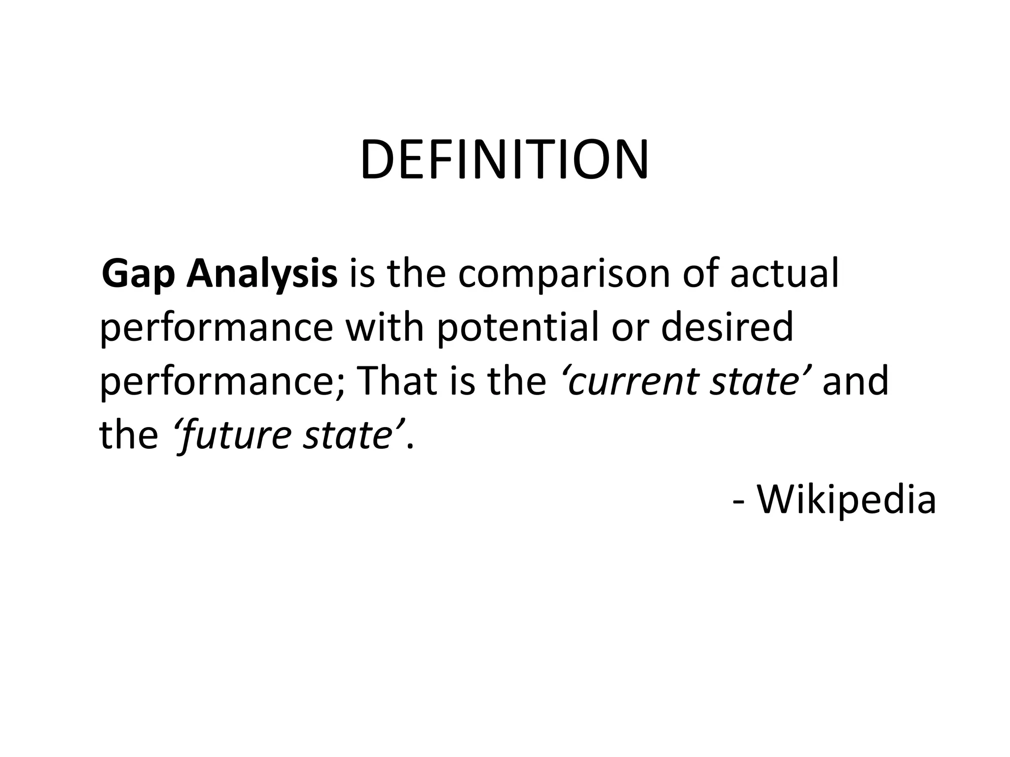 Business gap analysis pdf | PDF