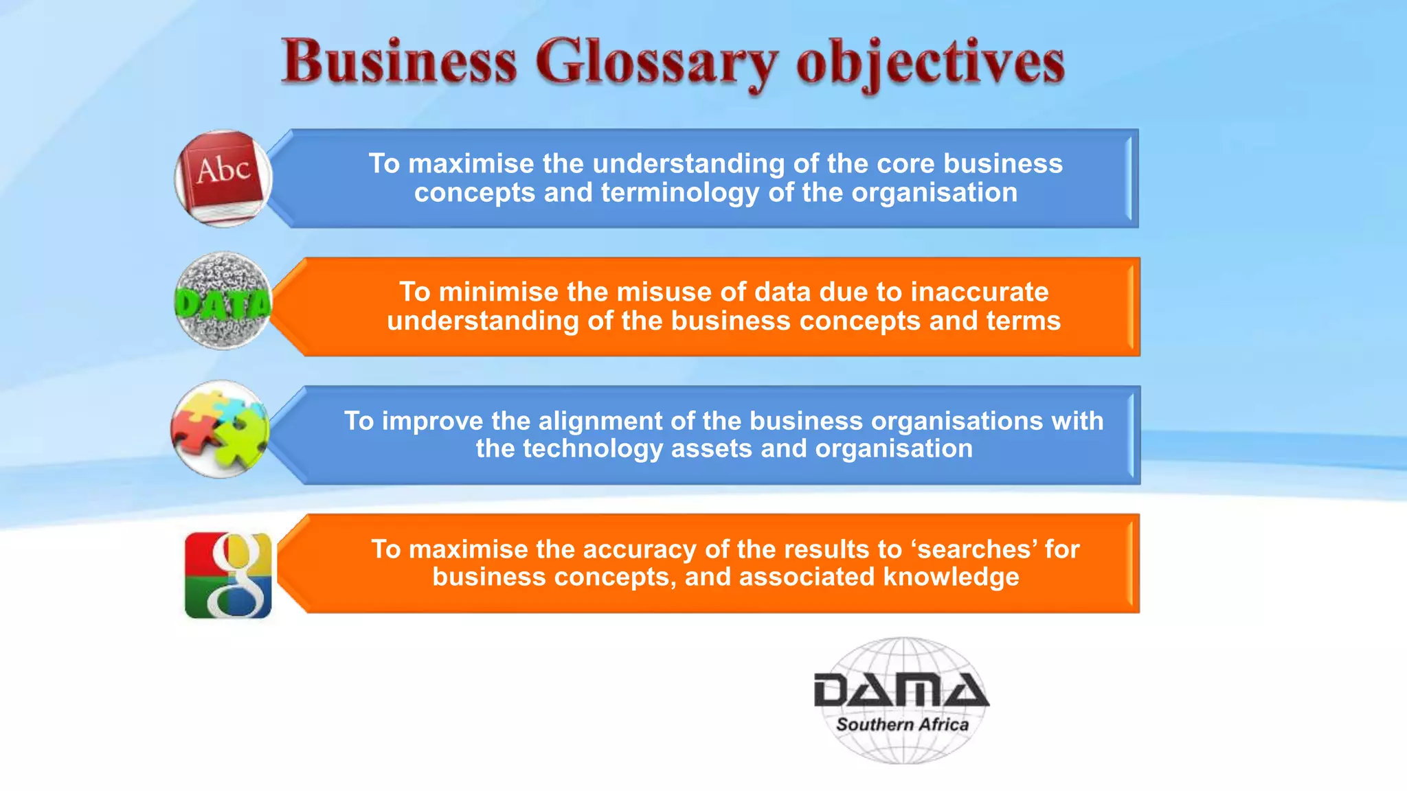DAMA Business Glossary | PPTX