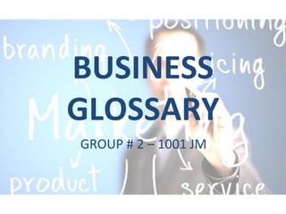 Business glossary | PPT