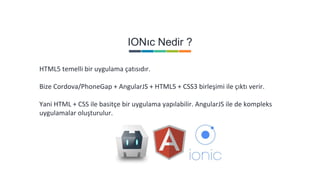 Ionic & Cross Platform Teknolojisi | PPT | Free Download