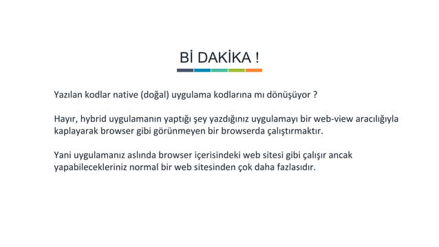 Ionic & Cross Platform Teknolojisi | PPT