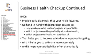 Business health checkups | PDF