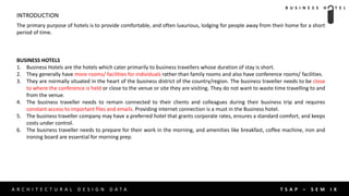 Business hotel design and Planning concept | PPTX