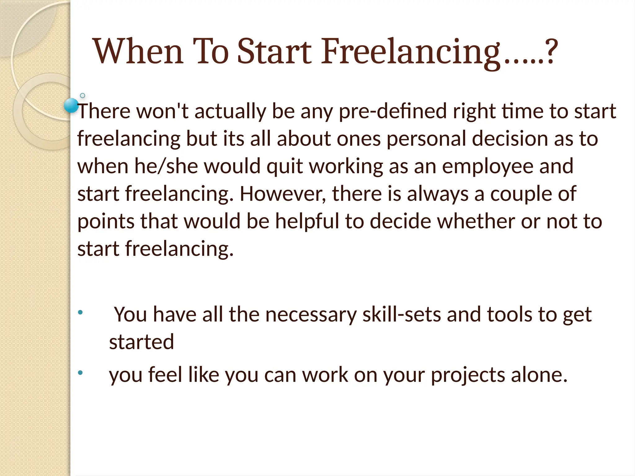 Freelancing as a Business Idea for students.pptx | Free Download