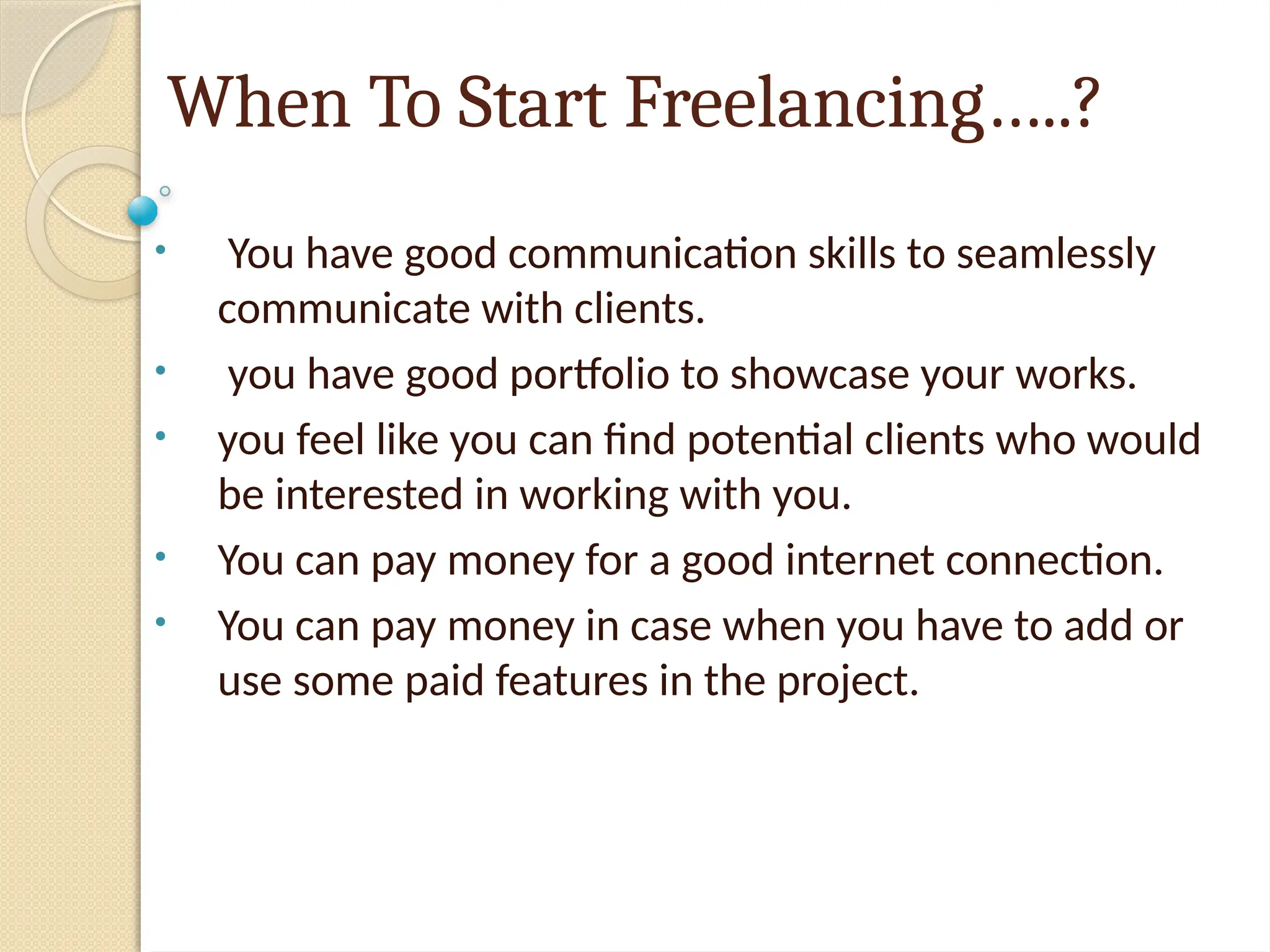 Freelancing as a Business Idea for students.pptx | Free Download