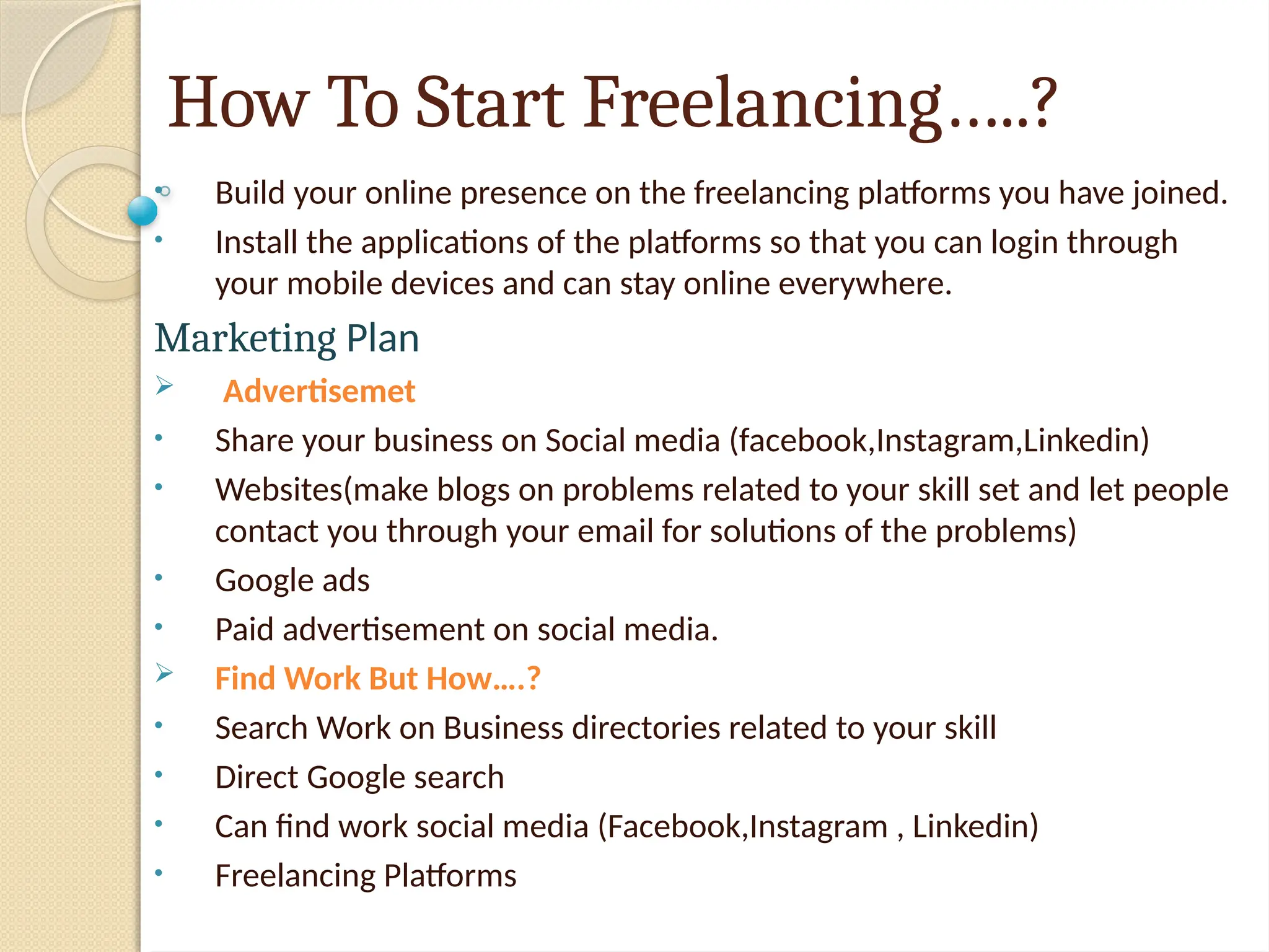 Freelancing as a Business Idea for students.pptx | Free Download